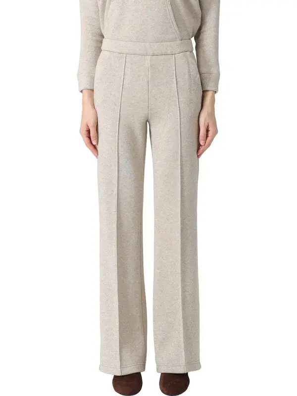 MASON'S Wide Leg Trousers - Cream