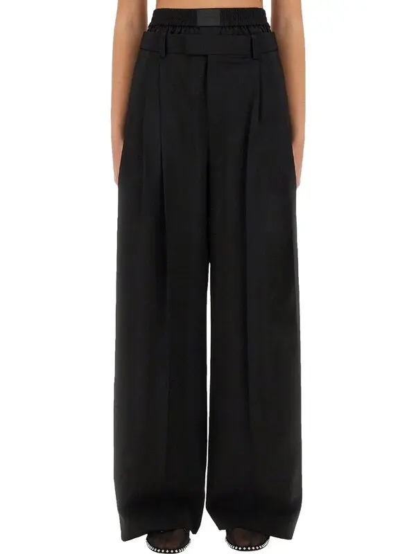 Alexander Wang Wide Leg Pants - Black
