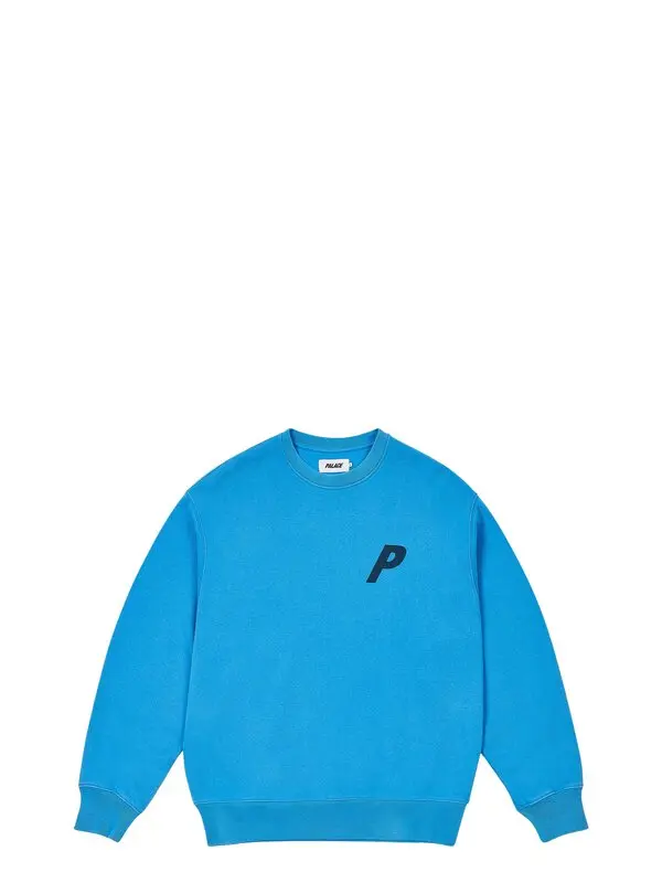 PALACE Pigment P3 Crew - Blue