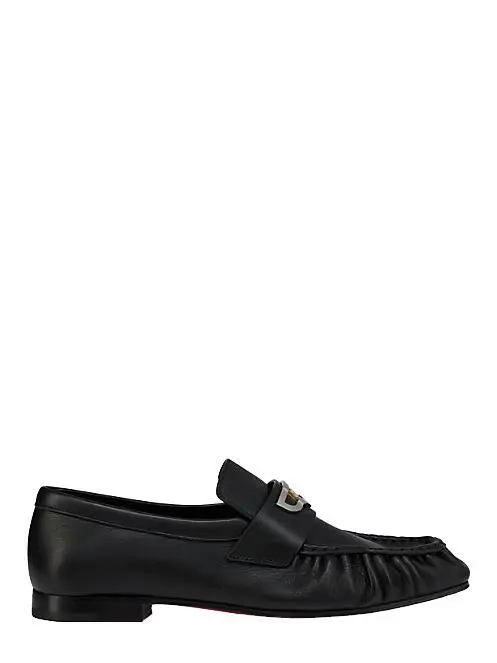 CHRISTIAN LOUBOUTIN Mocallista Flat Loafers - Black/lin Black