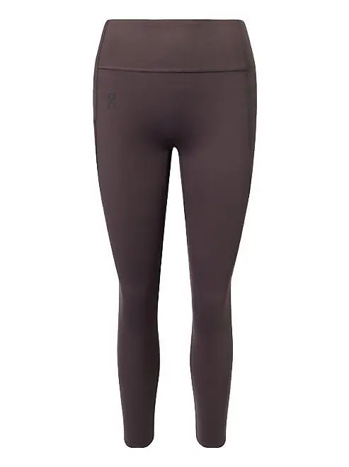 On Studio High-waisted Stretch-jersey Leggings - Pebble