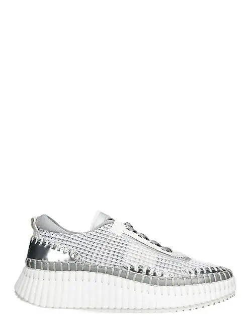 Chloé Nama Mesh Trainers - Silver Com