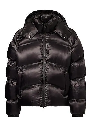 THE COUTURE CLUB Quilted Padded Shell Jacket - Black