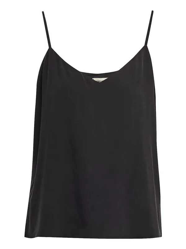 L'Agence Jane Silk Tank - Black