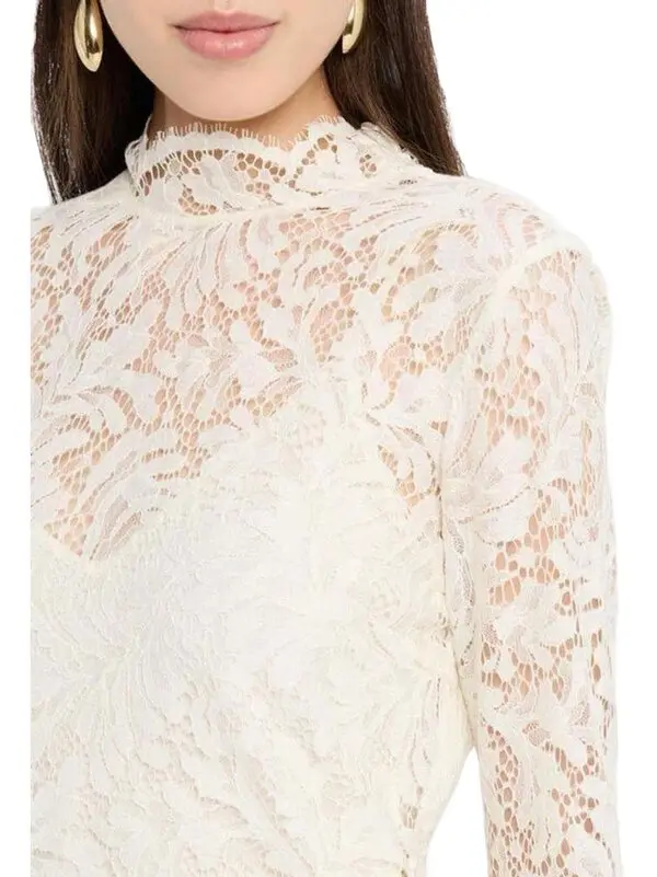A.L.C. Eden Lace Mini Dress - Ecru