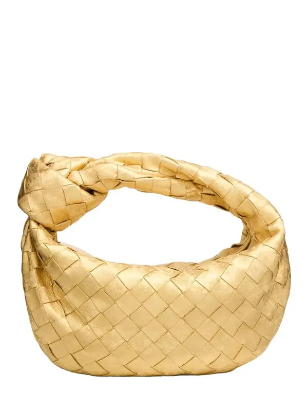 Bottega Veneta Jodie Mini Top-handle Bag - 8472 Gold-