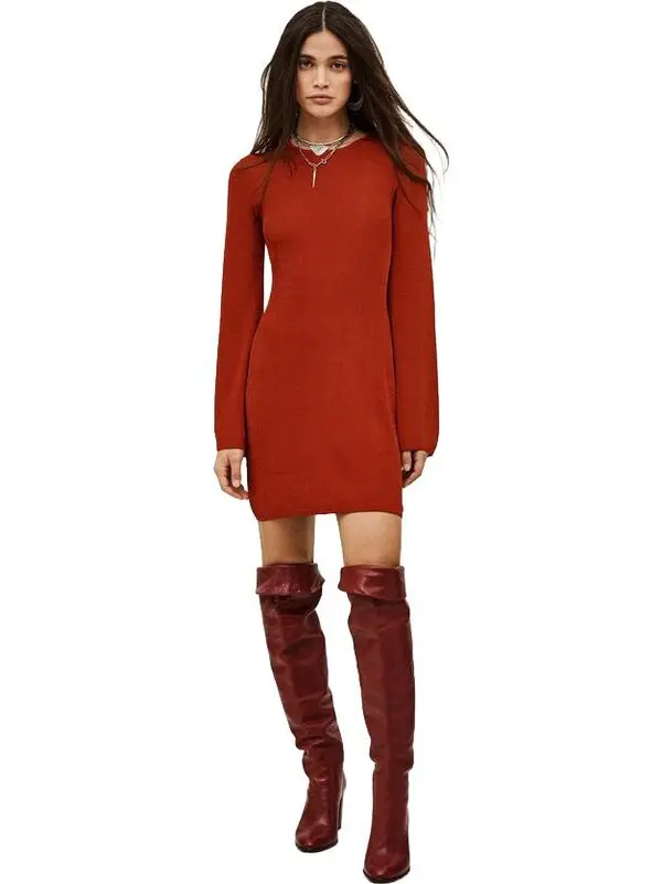 Ba&sh Zulma Snug-fitting Dress - Red
