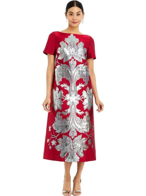 Mestiza New York Adria Midi Dress - Burgundy
