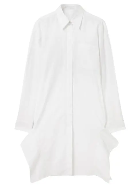 Stella McCartney Long-sleeve Shirt Dress - White