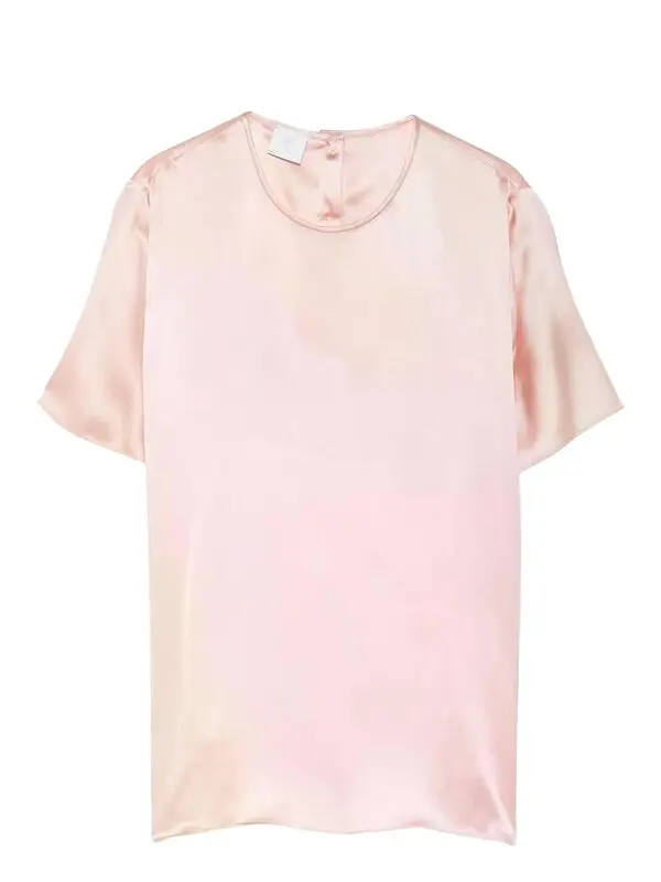 Eleventy Short-sleeve Blouse - Pink