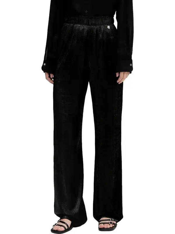 Hugo Kogo-plaque Trousers With Elasticated Waistband - Black