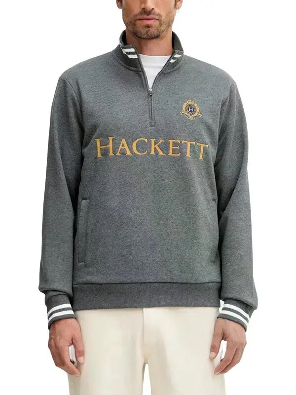 HACKETT Half-zip Sweatshirt - Grey