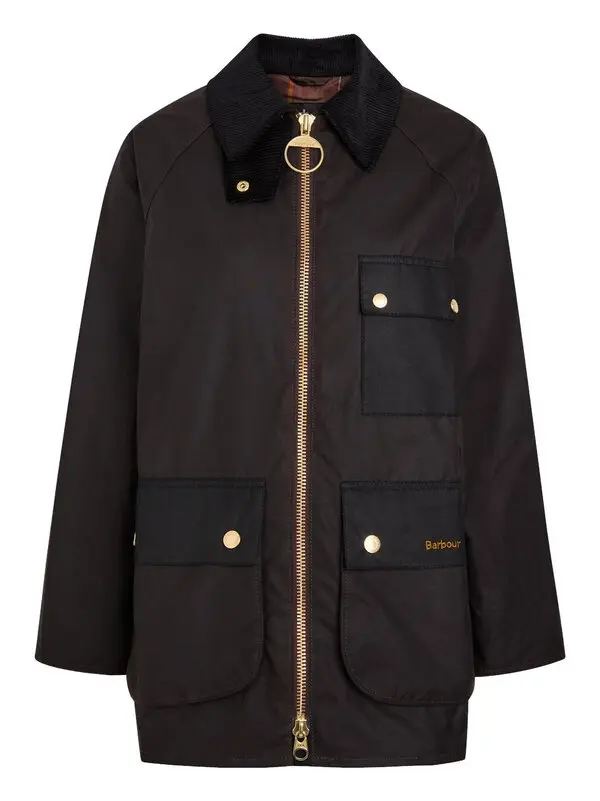 Barbour Luella Waxed Cotton Jacket - Black
