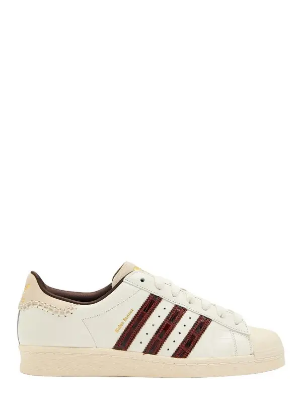 WALES BONNER Adidas X Superstar Leather Sneakers - Cream
