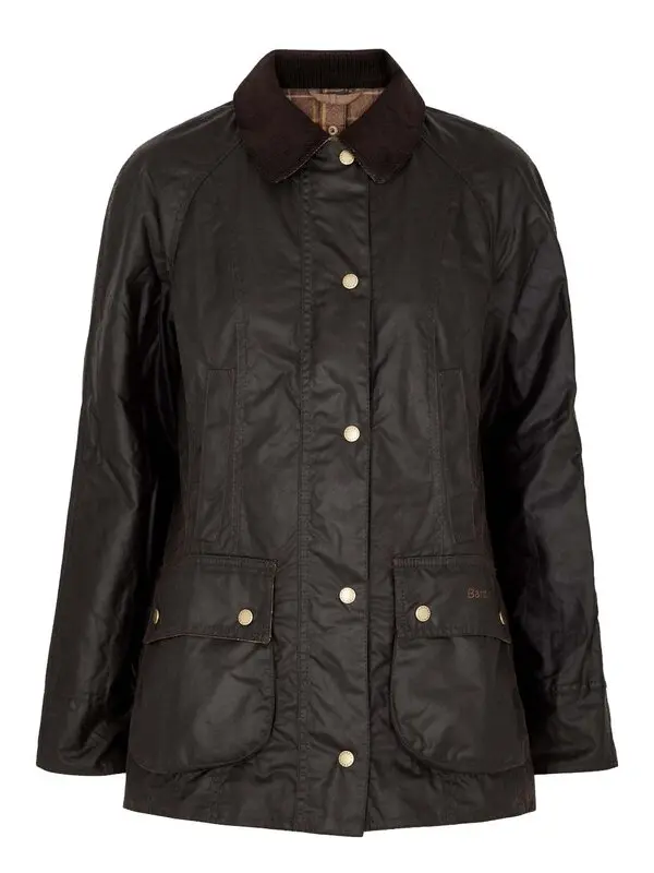 Barbour Beadnell Waxed Cotton Jacket - Brown