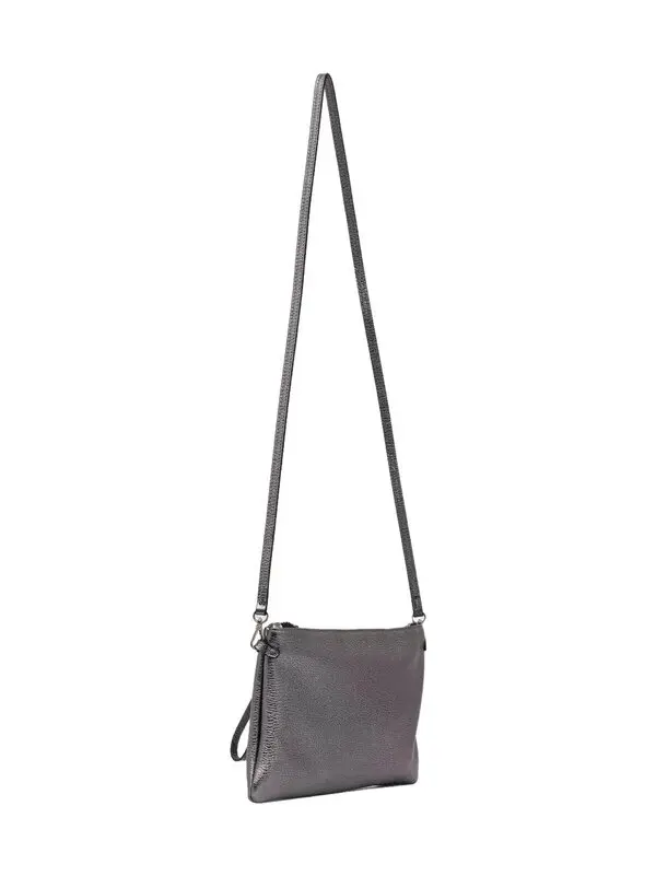 GIANNI CHIARINI Zip-up Crossbody Bag - Grey