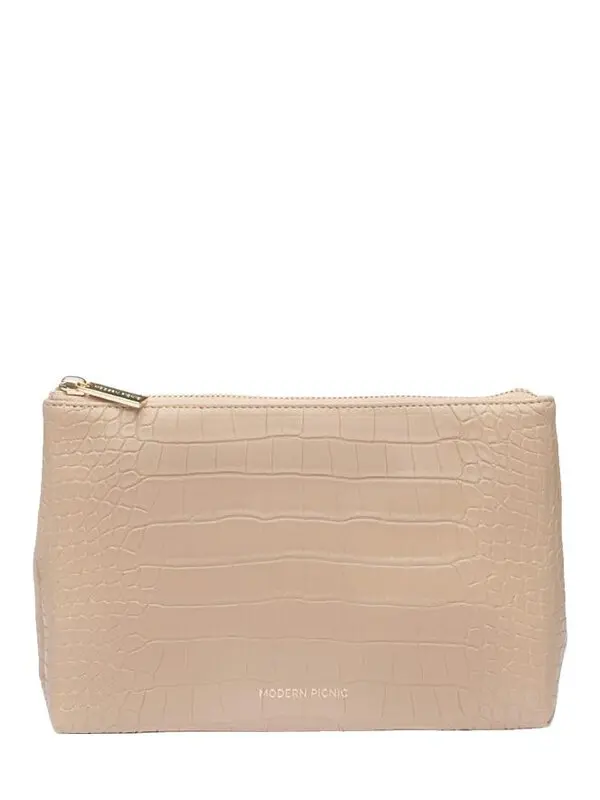 MODERN PICNIC Snacker Pouch - Cream Croc