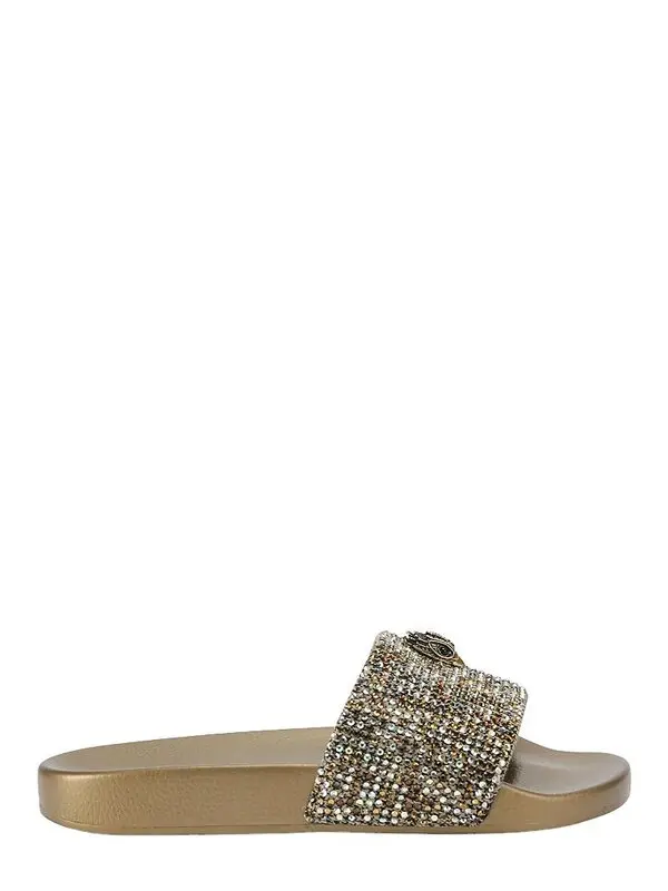 Kurt Geiger Meena Eagle Pool Slides - Rust/copper
