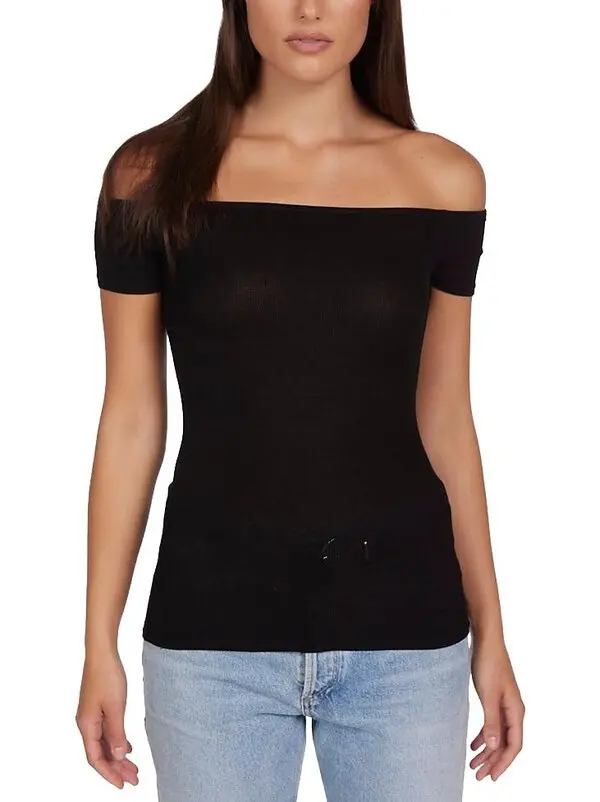 Michael Lauren Parket Top - Black