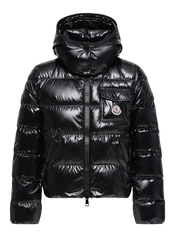Moncler Andro Hooded Down Jacket - Black