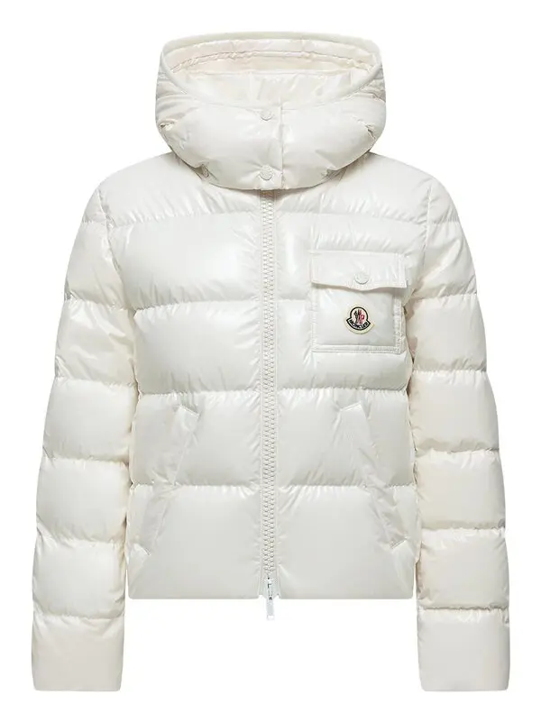 Moncler Andro Hooded Down Jacket - White