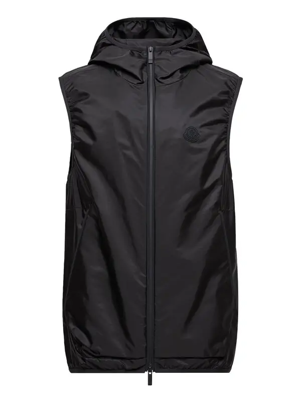 Moncler Moretan Hooded Vest - Black