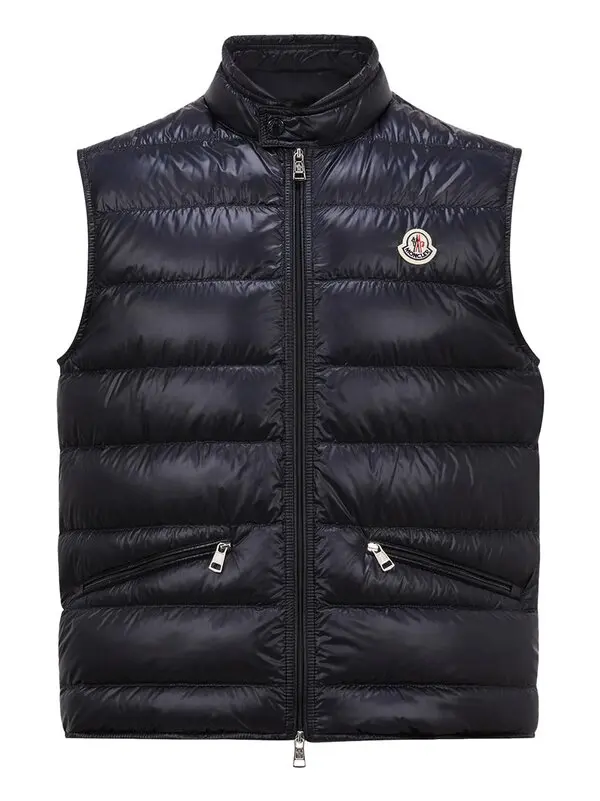 Moncler Gui Packable Down Gilet - Blue