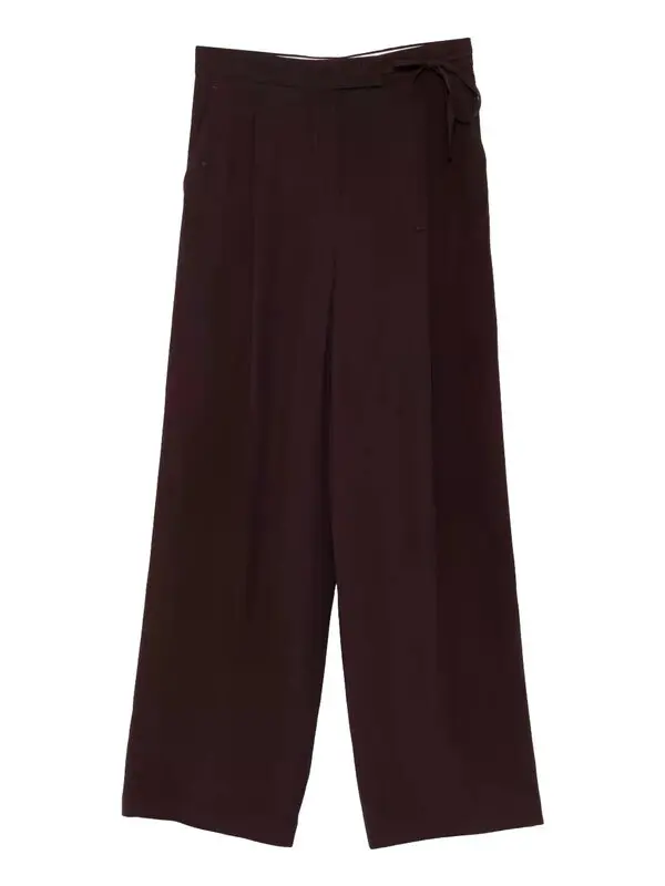 Eleventy Tie-waist Trousers - Brown