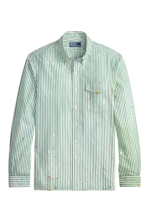 Polo Ralph Lauren Striped Long Sleeves Shirt - White
