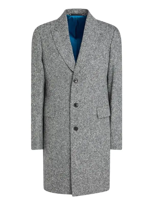 Paul Smith Donegal Wool-tweed Coat - Gray