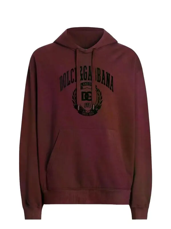 Dolce & Gabbana Logo-print Hoodie - Red