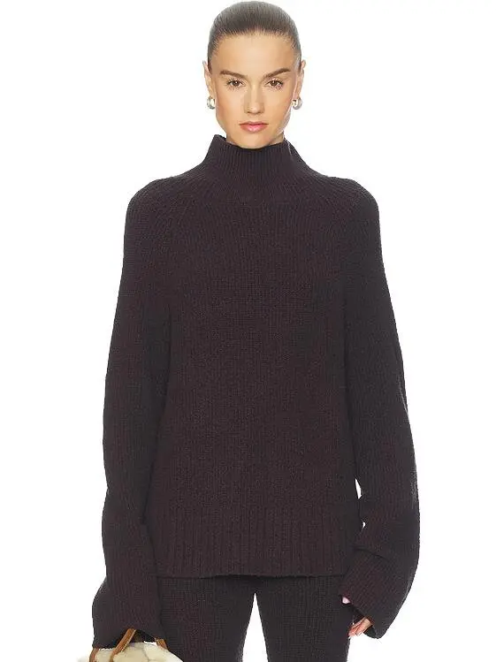 CAMILA COELHO Nika Sweater - Chocolate Brown