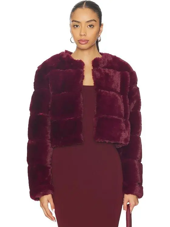 Blanknyc Cropped Faux Fur Coat - Page Turner
