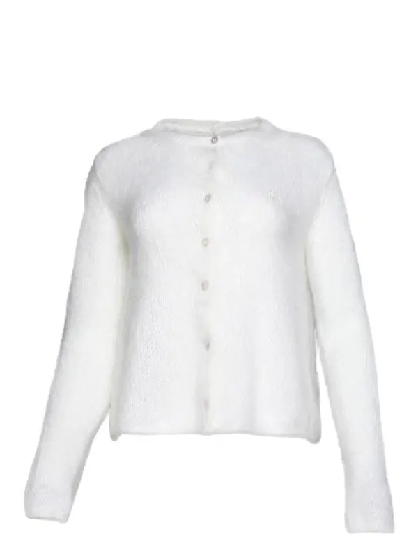 Loewe Cardigan With Anagram Embroidery - White
