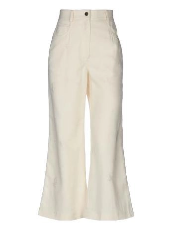Sandro Straight Leg Pants - Ivory