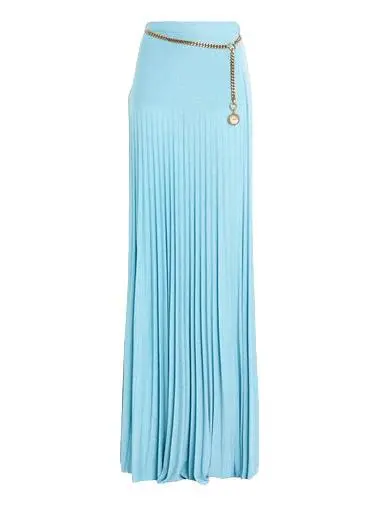 Elisabetta Franchi Maxi Pleated Skirt - Blue