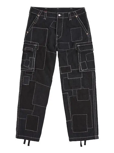 Supreme Patchwork Cargo Pants - Black
