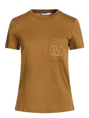 Max Mara T-shirt In Cotton Jersey - Beige