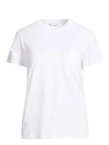 Max Mara Cotton Jersey T-shirt With Pocket - White