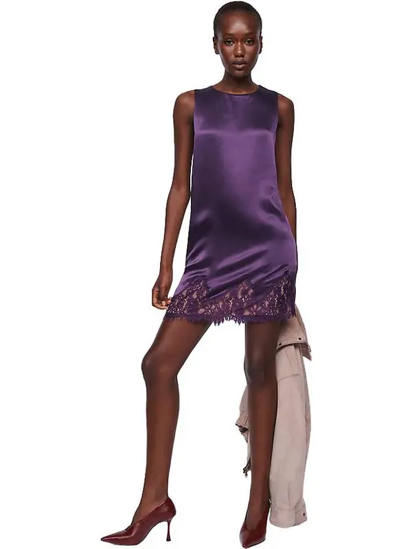 REFORMATION Jessalyn Sleeveless Mini Dress - Violet