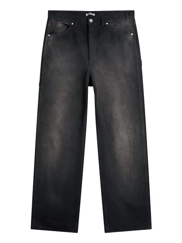 Auralee Painter Pants - Faded Black