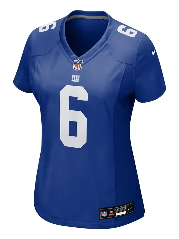 Nike Jaxson Dart New York Giants Nfl Game Jersey - Blue