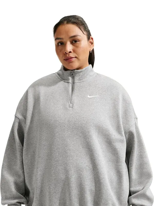 Nike Sportswear Phoenix Fleece Over-oversized 1/4-zip - Grey