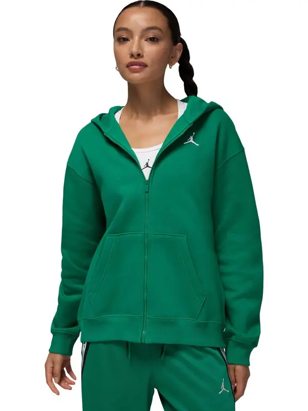 JORDAN Brooklyn Fleece Full-zip Hoodie - Green