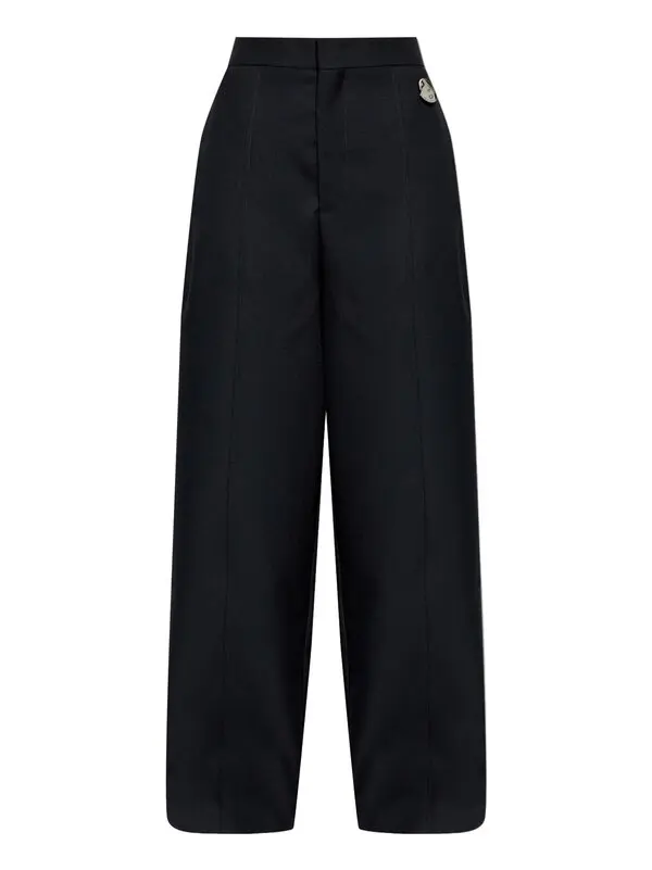 Moncler Jil Sander Wide Leg Trousers - Navy Blue