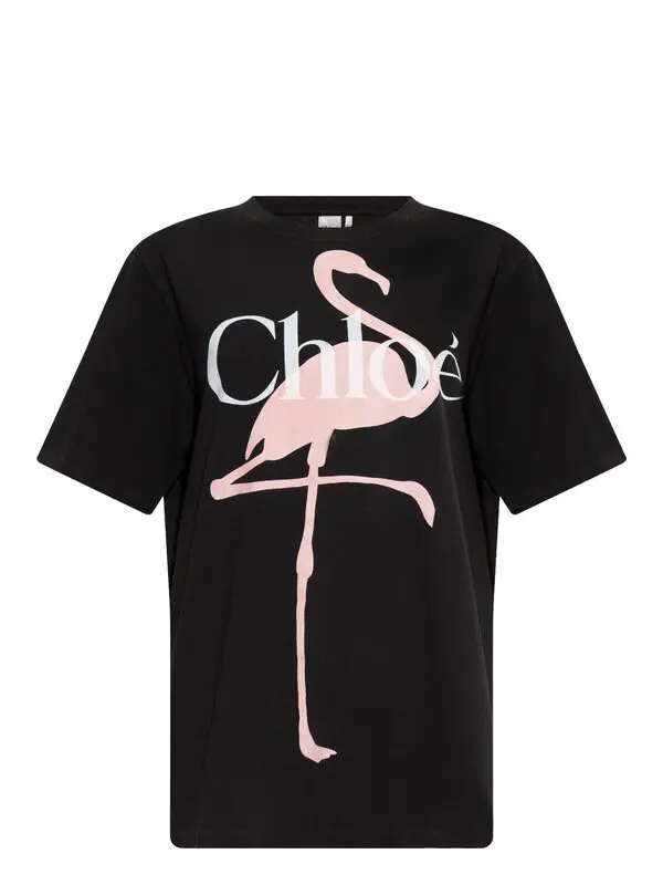 Chloé Oversize T-shirt - Black
