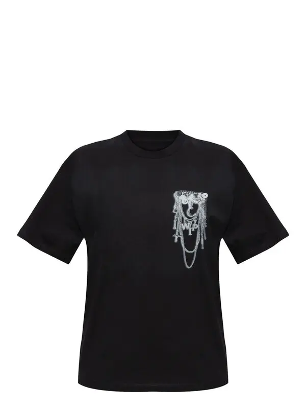 Carhartt Work In Progress Printed Organic Cotton T-shirt - Black