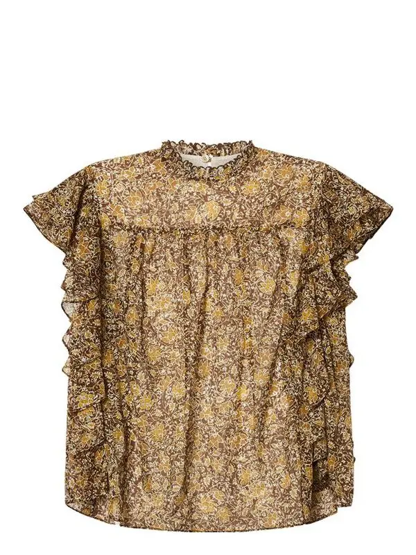 MARANT ETOILE Daliyane Top - Khaki