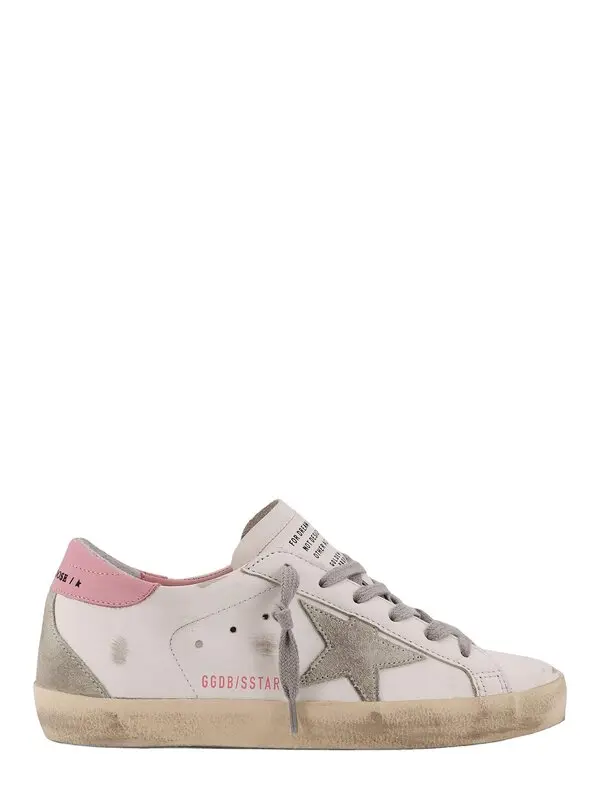 GOLDEN GOOSE Super Star Leather Sneakers - Pink