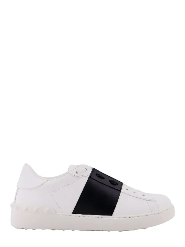 Valentino Garavani Open Leather Sneakers - White